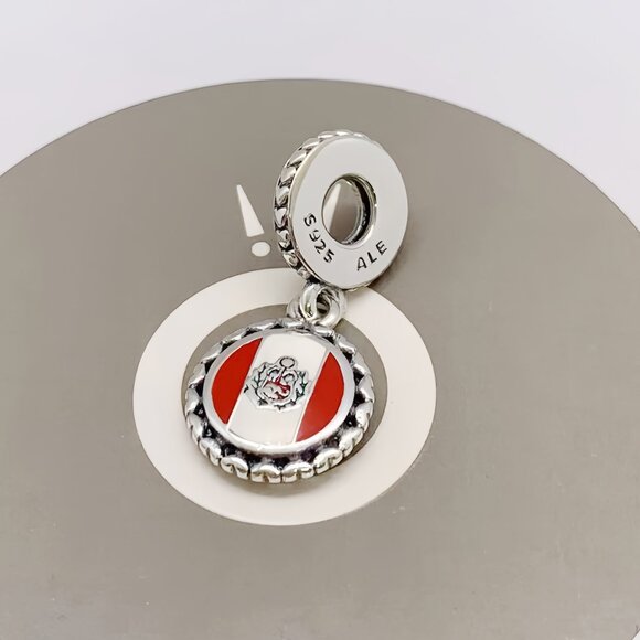 Pandora | Jewelry | Pandora Peru Flag Exclusive Charm Pendant | Poshmark